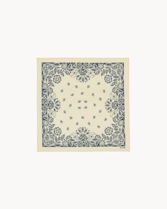 Kujten Petit bandana soie-cachemire - Petit Bandana Heli