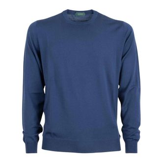 Zanone Herren, Strickwaren, Blau, 2XLGr&ouml;&szlig;e
