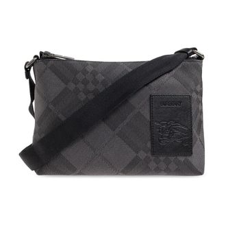 Burberry Homme, Sacs, Noir, Taille: ONE Size Sac bandouli&egrave;re double