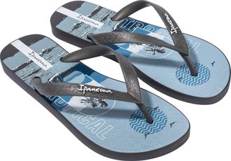 Ipanema Herren Tropical AD Flipflop, Grey/Blue, 38 EU