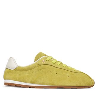 Tommy Hilfiger Sneakers Tommy Hilfiger Th Bella Low Runner Suede FW0FW09189 Gr&uuml;n