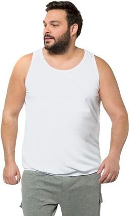 JP1880 Tanktop, Bauchfit, Spezialschnitt, BIS 8XL débardeur, Blanc Neige, 6XL Hommes