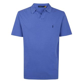 Polo Ralph Lauren Homme, Tops, Bleu, Taille: L Polo Classique en Jersey avec Poche