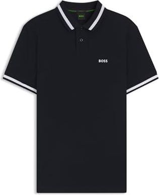 BOSS Hommes Pio in Polo en piqué de Coton à détails Contrastants