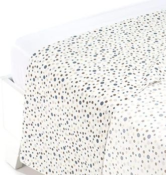 Caleffi Bettlaken aus 100% Baumwolle - Weiches & Atmungsaktives Oberlaken für maximalen Komfort, Erhältlich in verschiedenen Größen - Leintuch