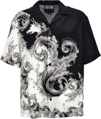 Versace Jeans Couture Homme, Chemises, Multicolore, Taille: XS Short Sleeve Shirt
