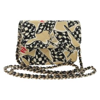 Chanel Sac bandouli&egrave;re mini vintage doccasion - Femme - Pre-owned - Beige - Taille: ONE Size