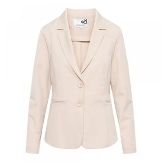 &Co Woman Travel Blazer mit Paspeltasche - - Jackets - Damen - Beige - 3XL