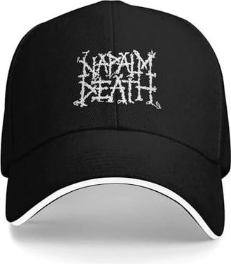 Generic Chapeau dHomme, Casquette de Baseball Napalm Death Sun, Casquette de Routier Mode d&eacute;t&eacute; pour Cadeau de Casquettes de Baseball de Patins de Tennis Mascu