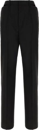 Jil Sander Femme, Pantalons, Noir, Taille: 36 FR Straight Pantalons