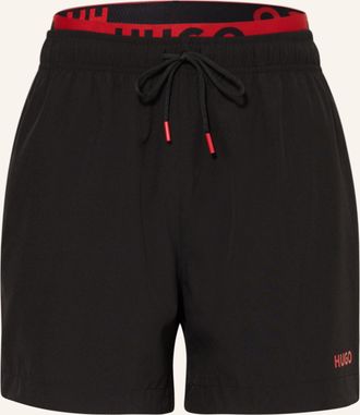 HUGO BOSS Hugo Badeshorts Flex schwarz