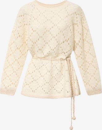 Isabel Marant Pull Merida - Femme - &Eacute;cru - Taille 34 - Isabel Marant