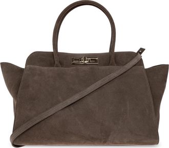 Fabiana Filippi Gro&szlig;e Wildleder-Handtasche - - Bags - Damen - Braun - ONE SIZE