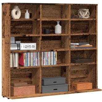 vidaXL Vidaxl - Armoire &agrave; cd vieux bois 100x23x89,5 cm bois ding&eacute;nierie