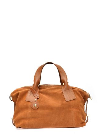 Anna Luchini Braun Rindsledertasche