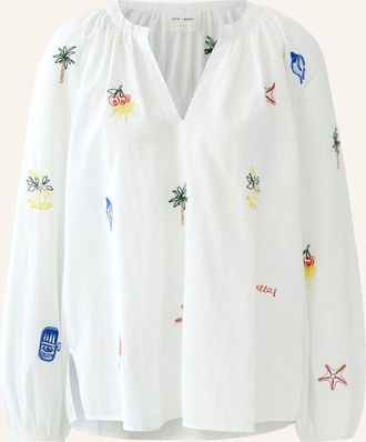 Oui Blusenshirt weiss