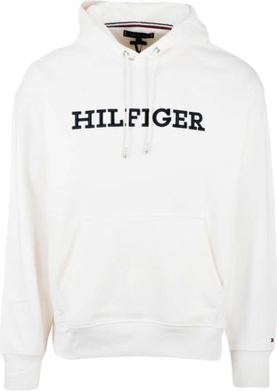 Tommy Hilfiger Homme, Sweatshirts et sweats &agrave; capuche, Blanc, Taille: 2XL SweaT-shirt &agrave; capuche