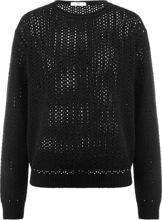 Peter Hahn Rundhals-Pullover Peter Hahn schwarz