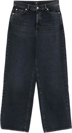 7 For All Mankind Femme, Jeans, Noir, Taille: W25 Slouchy 21B