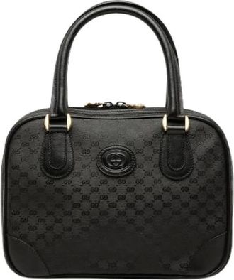 Gucci Sac &agrave; main vintage Pre-owned - Femme - Pre-owned - Noir - Taille: ONE Size