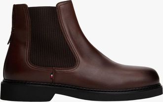 Tommy Hilfiger Bottines chelsea en cuir lisse