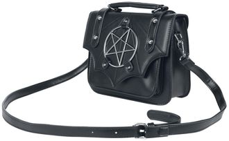 Banned Alternative Moloch Pentagram Frauen Handtasche schwarz