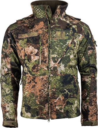 Mil-Tec Softshelljacke SCU 14 für Herren - Taktische Outdoor Funktionsjacke - Atmungsaktive, winddichte & wasserabweisende Übergangsjacke - Ideale Freizeitjac