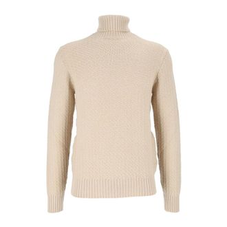 Circolo 1901 Col roul&eacute;s - Homme - Pulls - Beige - Taille: M