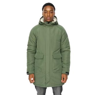 Duck and Cover Copfords Parka f&uuml;r Herren (Dunkel-Olive)