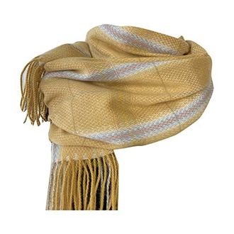 Generic &Eacute;charpe classique pour femme - Automne et hiver - Chaude et douce - Grande couverture ch&acirc;le, jaune, A