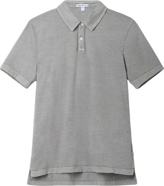 James Perse Homme, Tops, Gris, Taille: S Polo Standard Revis&eacute;