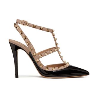 Valentino Garavani Stylischer Kn&ouml;chelriemen f&uuml;r Frauen - - Shoes - Damen - Schwarzk - 38 EU