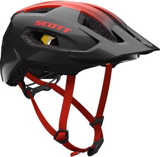 Scott Supra Plus MIPS MTB Fahrrad Helm Dark grau/rot 2026: Gr&ouml;&szlig;e: S/M (52-57cm)