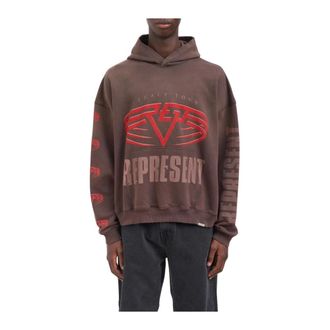Represent Represent, Homme, Sweatshirts et sweats &agrave; capuche, Gris, Taille: S Reversible Living Legacy Tour Sweat &agrave; capuche