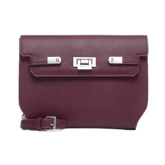 Silvian Heach Sac Bandouli&egrave;re avec Rabat et Fermoir Push-Lock - Femme - Sacs - Rouge - Taille: ONE Size
