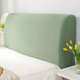 Generic Stretch Kopfteil Bezug Queen Twin Full Cal King Bettkopfteil Bezug Elastische Version Gepolsterter Staubschutz Gr&uuml;n Cal King 170-190 cm/67-75 Zoll