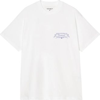 Carhartt Work in Progress S/S Chez Wip T-Shirt - - Tops - Herren - Wei&szlig; - XL