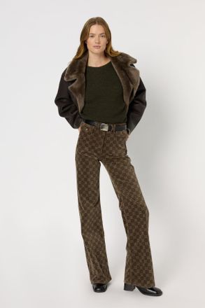 Gerard Darel Pull aux c&ocirc;t&eacute;s boutonn&eacute;s - EMMAE - Vert Kaki