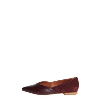 Malone Souliers Bordeaux Leder- und WildBallerina - - Shoes - Damen - Rot - 41 EU