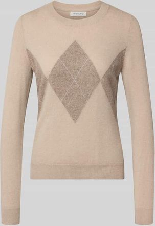 Christian Berg Slim Fit Strickpullover aus Kaschmir-Mix mit Rundhalsausschnitt
