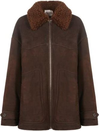 Miu Miu Veste en daim