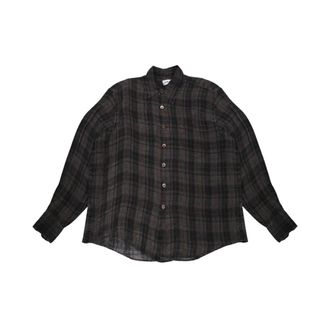 Our Legacy Homme, Chemises, Multicolore, Taille: M Penumbra Check Sheercoat Linen