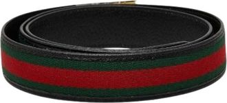 Gucci Ceinture en cuir Pre-owned Sherry Line - Homme - Pre-owned - Noir - Taille: ONE Size