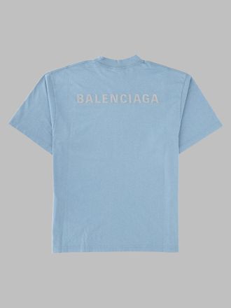 Balenciaga Medium-Fit T-Shirt - Blue