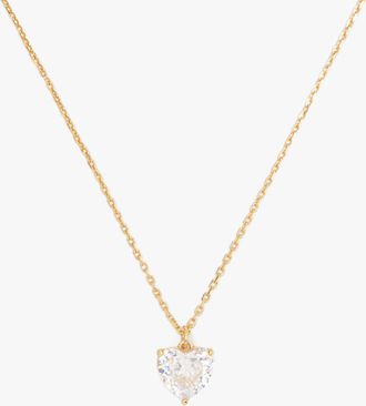 Kate Spade New York Kate Spade My Love April Heart Anh&auml;nger f&uuml;r Frauen in Klar/Gold | Kubikzirkonie
