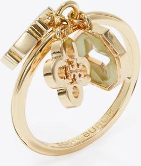 Tory Burch Damen Forget Me Not Charm Ring