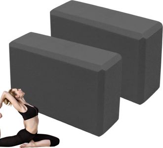 Generic Yoga Block - 2x Split-Block F&uuml;r Dehn&uuml;bungen - Rutschfeste Keil-Balance Werkzeug F&uuml;r Hot Yoga Gym Anf&auml;nger Haltungen Home Sports Stretching Meditation