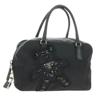 Prada Sac &agrave; main en nylon Pre-owned - Femme - Pre-owned - Noir - Taille: ONE Size