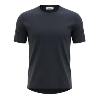 Sunspel T-shirt lourd en coton Supima coupe d&eacute;contract&eacute;e - Homme - Tops - Bleu - Taille: L
