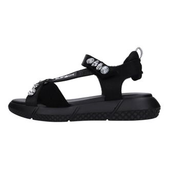 Elena Iachi E2238 Suede Sandal - - Shoes - Damen - Schwarzk - 36 EU